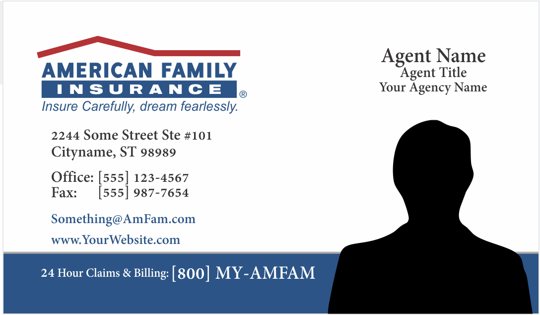 Business Card Templates – American Family Insurance Business Cards ...